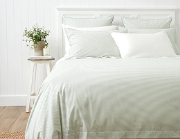 Bundle Style - Purity Organic Cotton in Green Stripe | Wallace Cotton