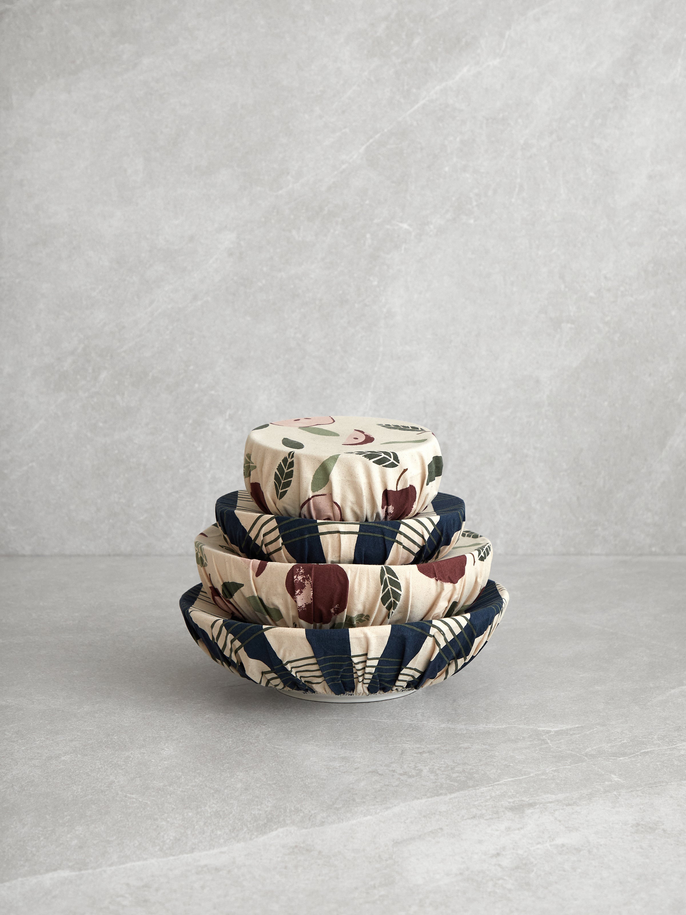Apple Grove Dish Cover Set of 4 | Wallace Cotton