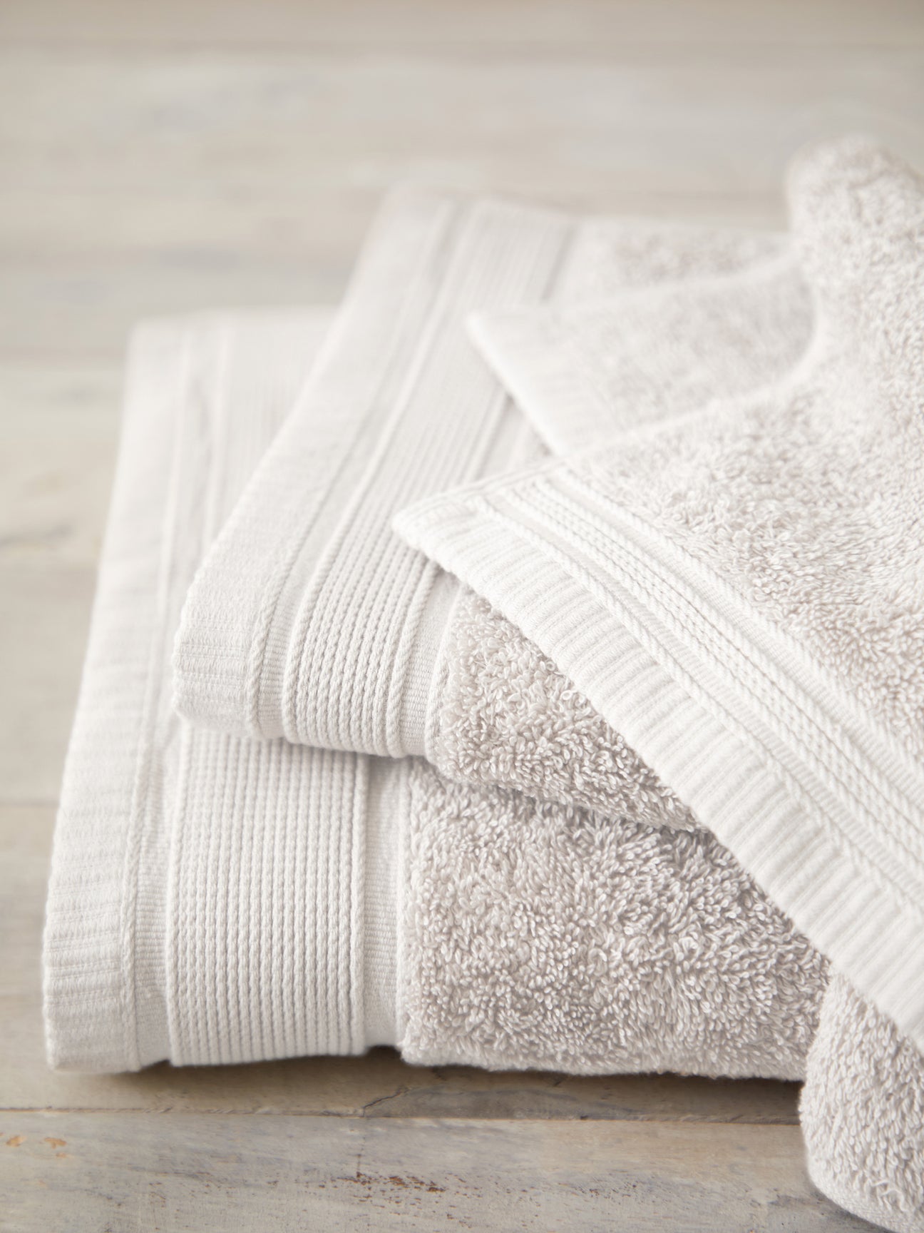 Oasis Bath Towel in Stone – Wallace Cotton
