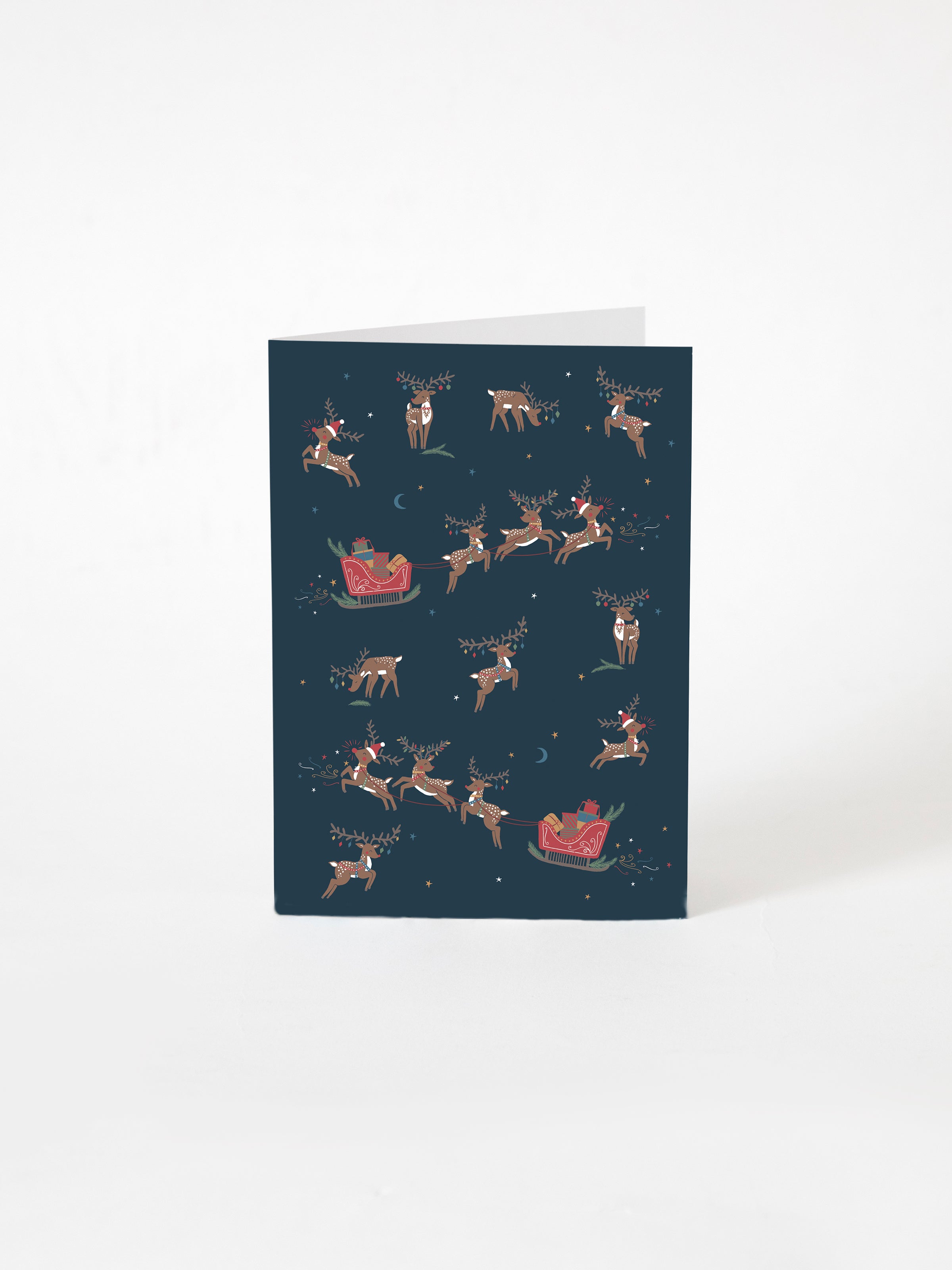 Reindeer Magic Greeting Card – Wallace Cotton
